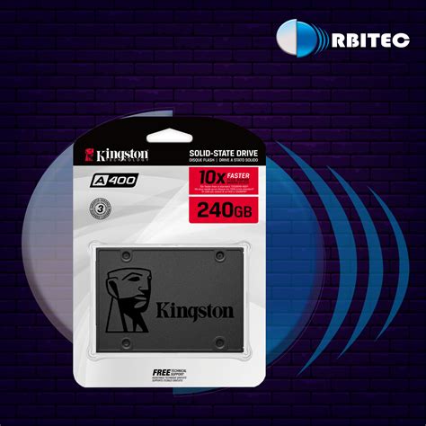 UNIDAD DE ESTADO SOLIDO SSD KINGSTON 240GB A400 SATA III Orbitec Ecuador