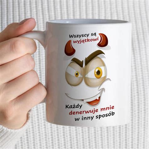 Mieszny Kubek Z Nadrukiem Wszyscy S Wyj Tkowi Pomys Na