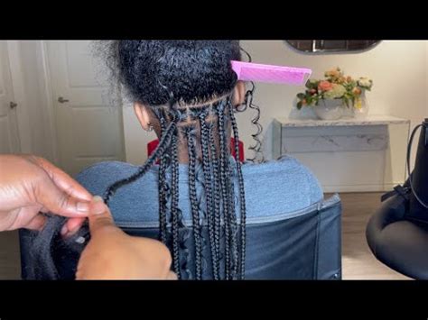 QUICK TUTORIAL KNOTLESS GODDESS BOX BRAID YouTube