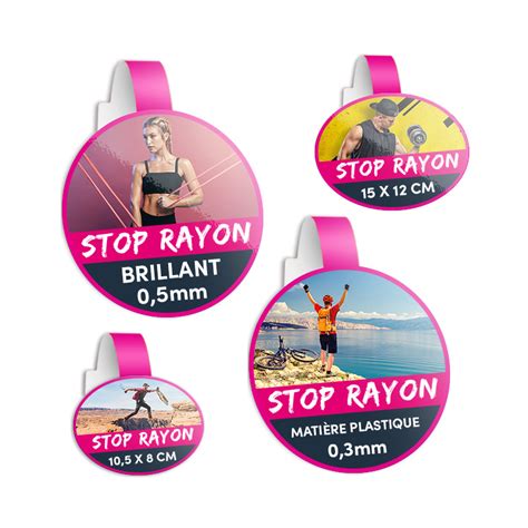 Impression Stop Rayon PLV Linéaire pour Centre Commercial