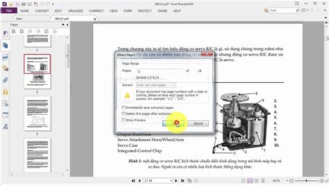 foxit phantom tách một hoặc vài trang của file pdf thành một file riêng foxit reader รวมไฟล์