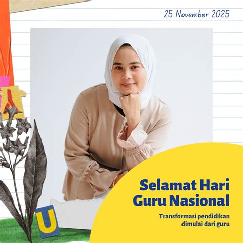 Gratis Contoh Twibbon Hari Guru 2024 Canva