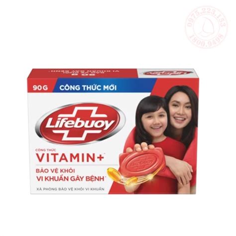 Xà bông cục Lifebuoy bảo vệ vượt trội Vitamin 90g Mỹ phẩm ĐẸP XINH
