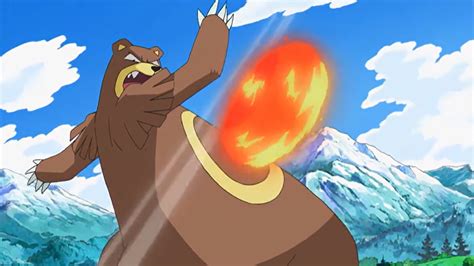 File Ash Chimchar Vs Paul Ursaring Png Bulbagarden Archives