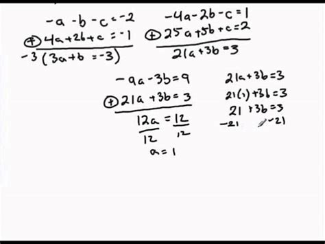 how to make a quadratic equation given 3 points tessshebaylo