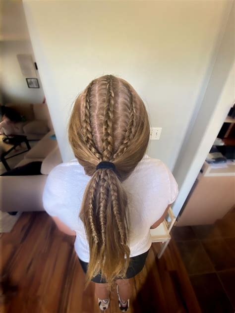 High Ponytail Braid Hair Ponytail High Ponytails Braided Ponytail