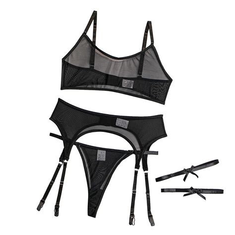 Hanzidakd Christmas Lingerie Sexy Lingerie Womens Mesh Lace Garter Thong Sexy Fluffy Dress