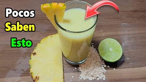 Batido Para El Estomago Inflamado y Estreñimiento YouTube