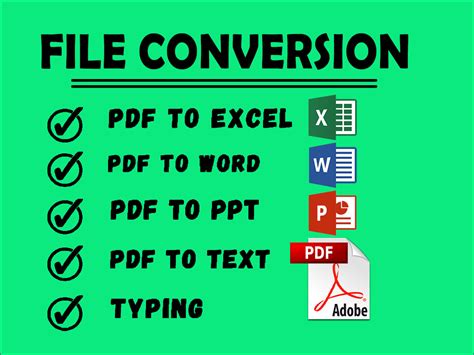pdf to word excel conversion upwork