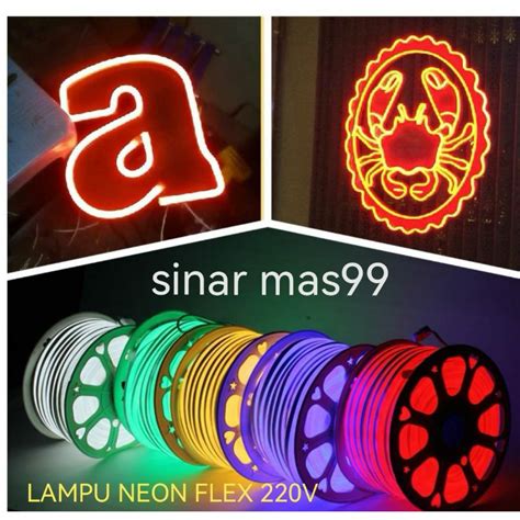 Jual Neon Flexible Selang V Jual Meteran Lampu Led Neon Sign Lampu