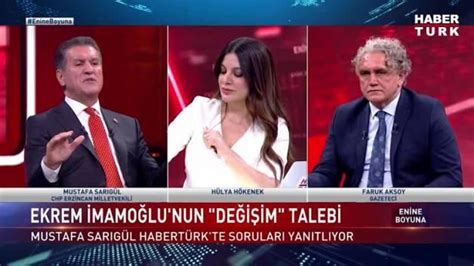 Mustafa Sarıgül den İmamoğlu na ince mesaj Canlı yayında salvolar