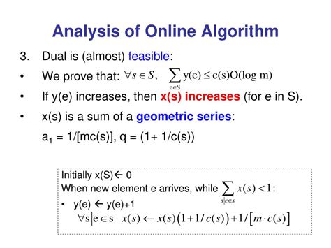 ppt a primal dual approach to online optimization problems powerpoint presentation id 1025478