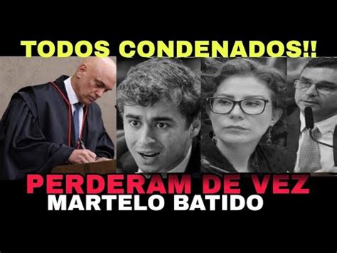 Urgente Condenados Agora Nikolas Ferreira Carla Zambelli E Flavlo