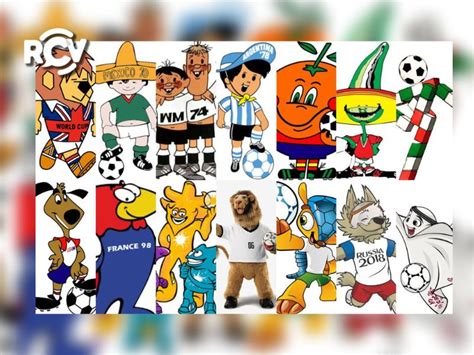 A tres días de la Copa del Mundo conoce las mascotas de los mundiales