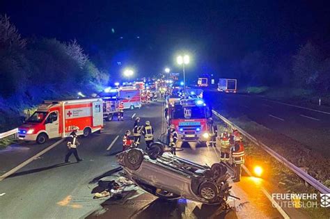 G Tersloh Kilometer Stau Nach Horror Unfall Auf Der A