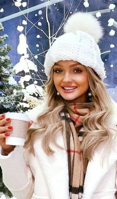 Good Morning Fantasy Art Winter Hats Beanie Cozy Model Girl