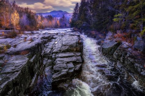 Papel De Parede Agua Rio Rocha Natureza Panorama X