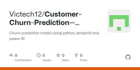 Github Victech Customer Churn Prediction With Streamlit Churn