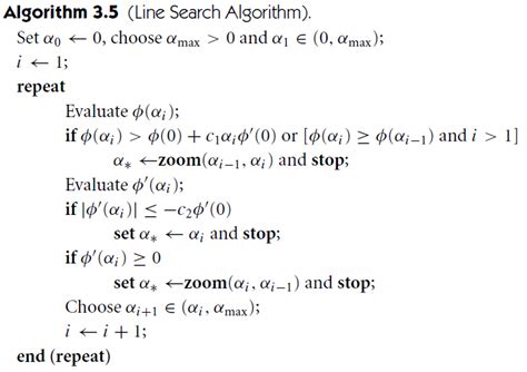 3 line search methods