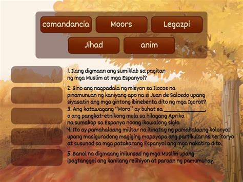 Tukuyin Ang Tamang Sagot Sa Bawat Bilang Pumili Ng Tamang Kasagutan At