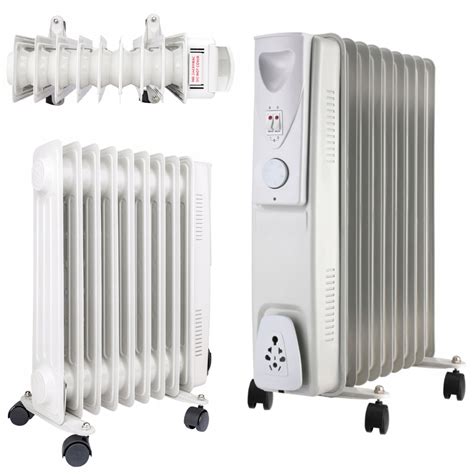 GRZEJNIK OLEJOWY 2000W GRZEJNIK ELEKTRYCZNY OLEJOWY Z TERMOSTATEM 9