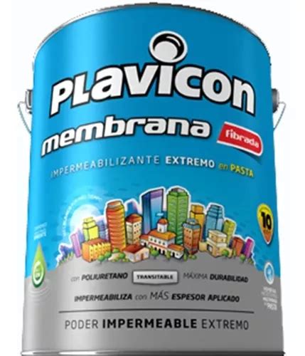Plavicon Membrana Fibrada En Pasta Poliuretanica Kg