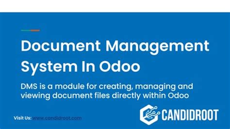 Odoo Document Management System Process By Candidroot Solutions Pvt