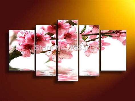 20 Ideas Of Cherry Blossom Oil Painting Modern Abstract Wall Art Wall