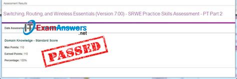 SRWE Practice PT Skills Assessment PTSA Part 2 Answers