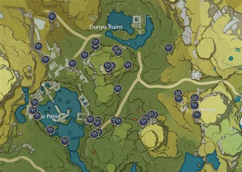 Genshin Impact Violetgrass Map