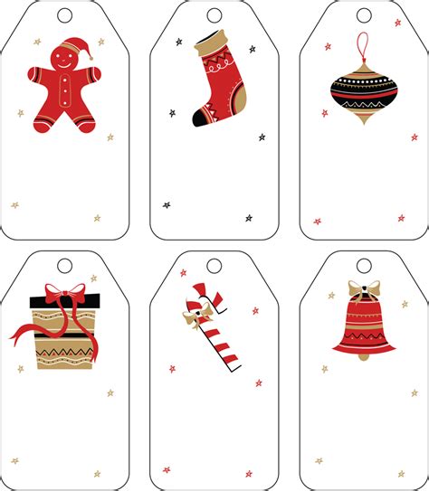Free Christmas Gift Tag Templates Editable Printable