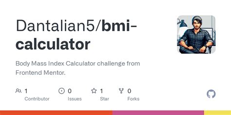 Github Dantalian Bmi Calculator Body Mass Index Calculator