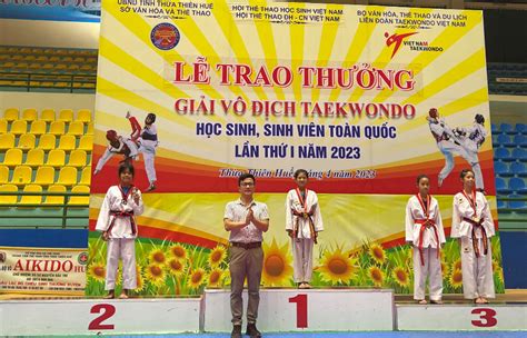 Lâm Đồng đạt 5 Huy chương Vàng tại Giải Vô địch Taekwondo học sinh