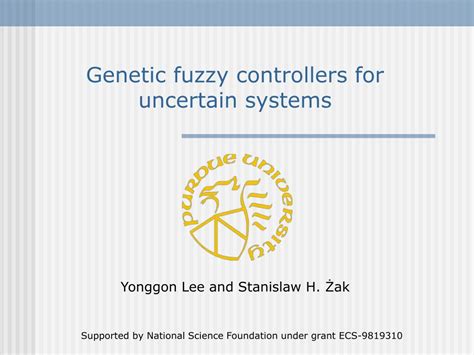ppt genetic fuzzy controllers for uncertain systems powerpoint presentation id 4110779