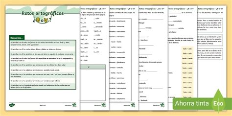 Ficha de actividad Retos ortográficos B o V Twinkl