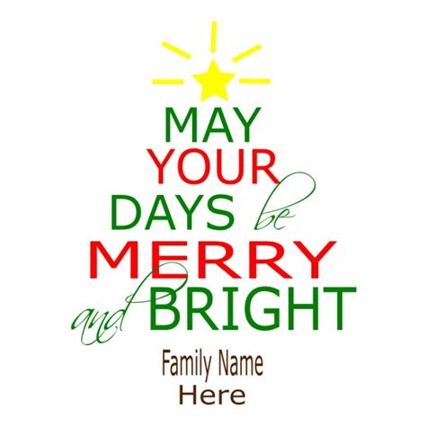 SVG May Your Days Be Merry And Bright Christmas DXF Etsy