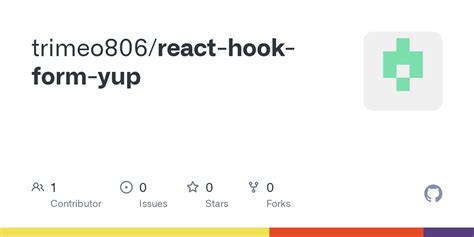 Github Trimeo React Hook Form Yup