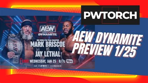 AEW Dynamite Preview Mark Briscoe Vs Jay Lethal Danielson Vs Cage