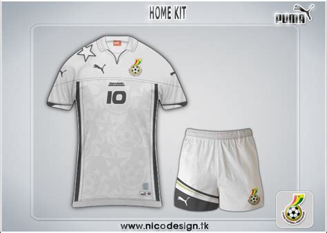 Karako Design Camiseta de la Selección Ghanesa