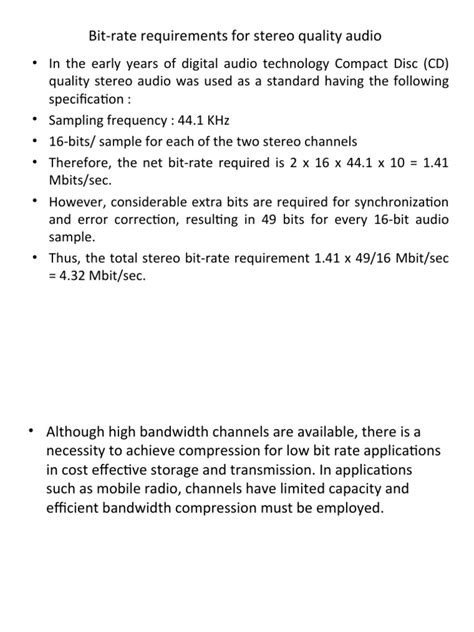 unit iii audio pdf data compression codec
