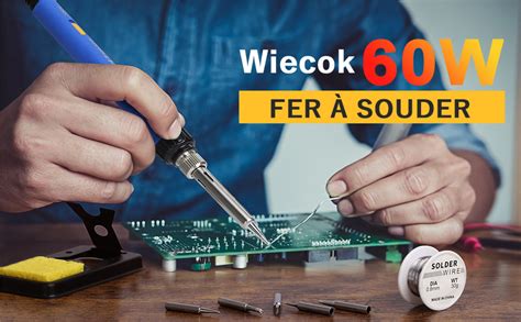 Fer A Souder Kit Chauffage Rapide Stable Wiecok W Fer Souder