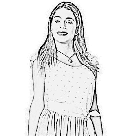 Dessins Gratuits à Colorier Coloriage Violetta à imprimer