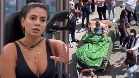 Bbb Fora Do Jogo Fernanda Surge Deitada Em Cama No Meio Da Rua