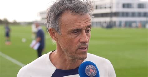 PSG la réaction de Luis Enrique sur sa première Actualite Paris PSG