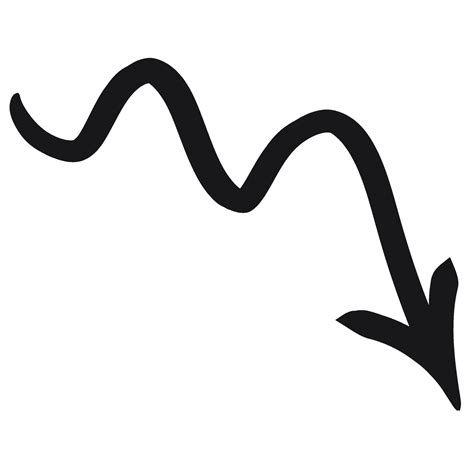 Hand Drawn Arrow Clipart Transparent Background Png