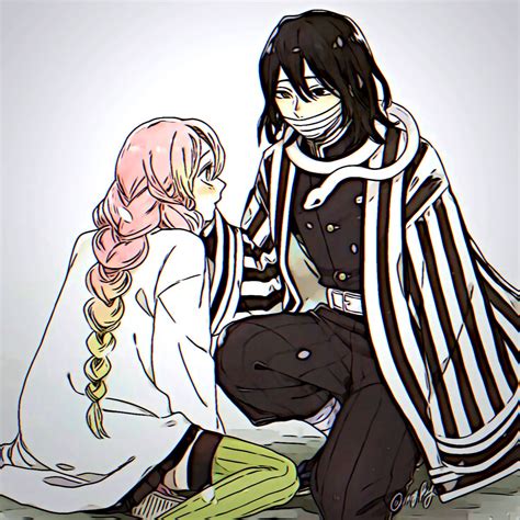 Demon Slayer Obanai Mitsuri Icons Slayer Anime Demon Slayer The