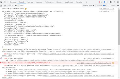 unable to resolve resource vscode · issue 169930 · microsoft vscode · github