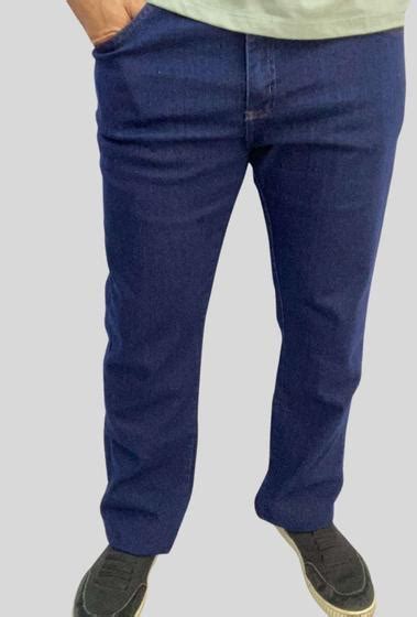 Calça jeans comfort corte reto tradicional vilejack Calças Jeans
