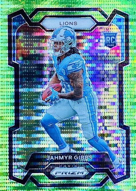 Jahmyr Gibbs Prizm Neon Green Pulsar Price Guide Sports