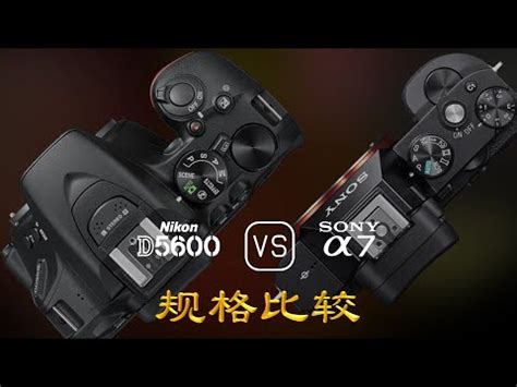 Nikon D5600 与 Sony A7 的规格比较 YouTube